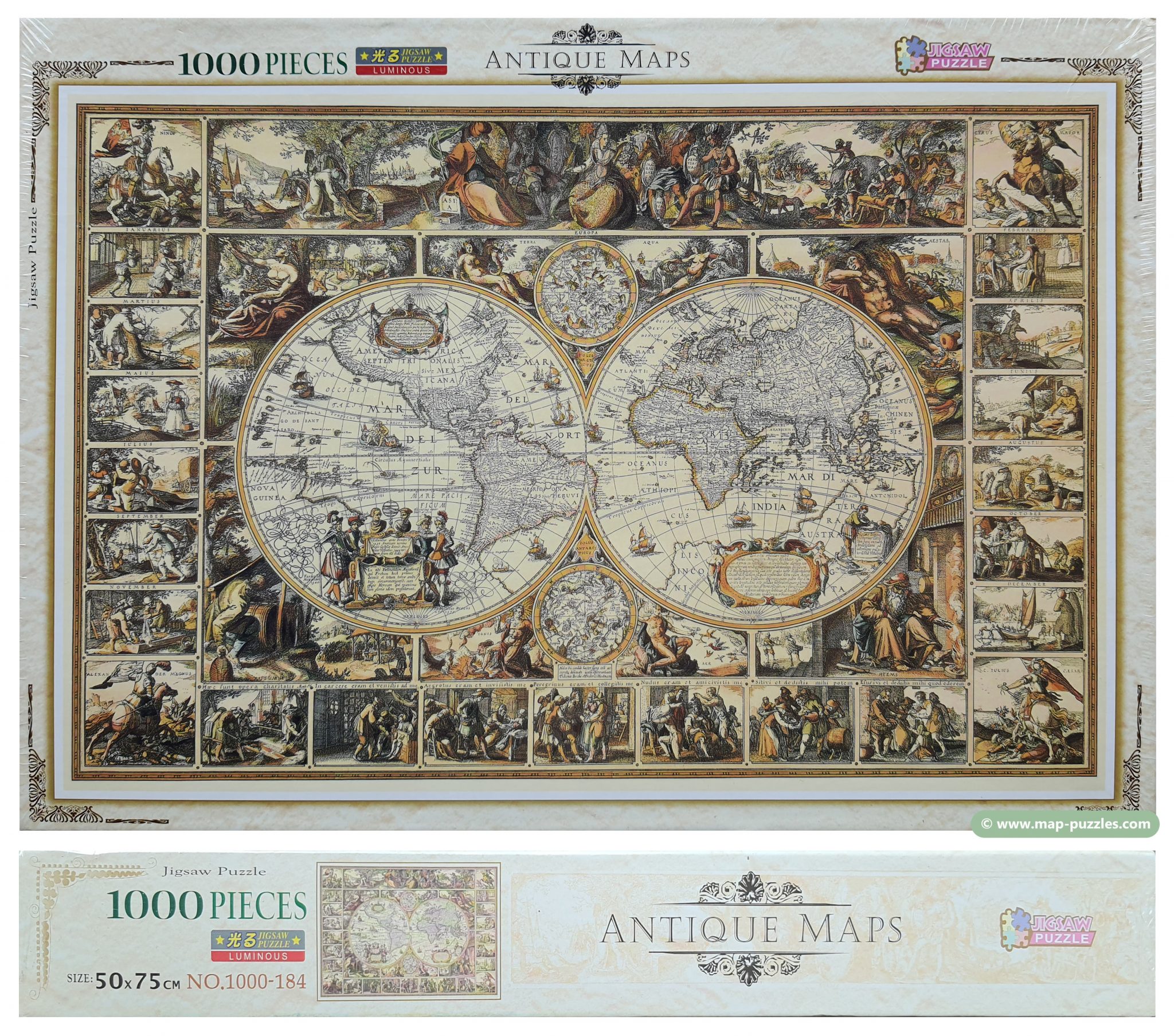 Luminous Puzzle – A Glowing Treasure from Japan - World Map Puzzles